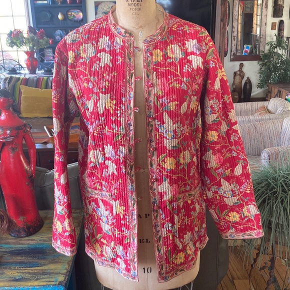 Jackets & Coats | Incredible Reversible Asian Inspired Quilted Jacket ...